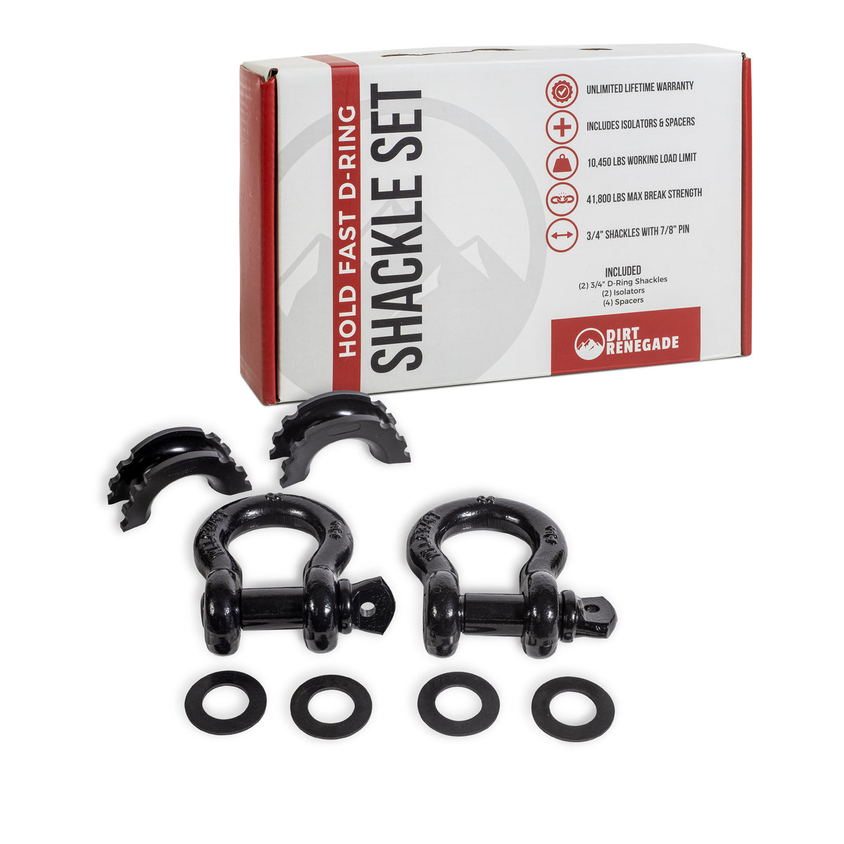 Best D Ring Shackle Set | Hold Fast D Ring Shackles – dirtrenegade
