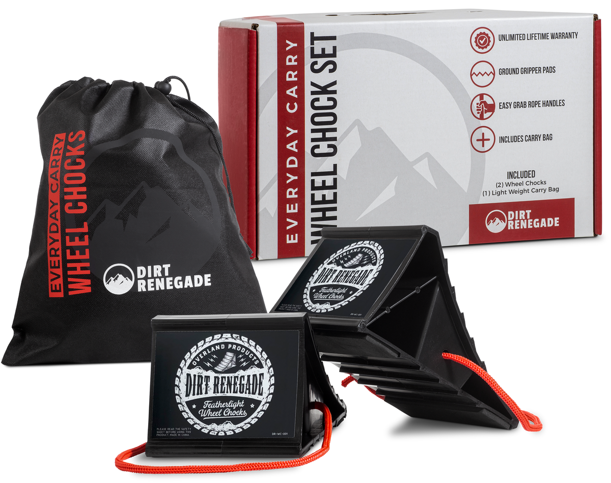 Best Wheel Chocks | Every Day Carry Wheel Chock Set – dirtrenegade